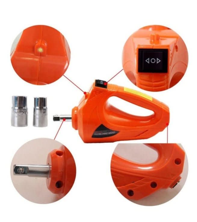 Electric car jack with air compressor AH034 - Nimall